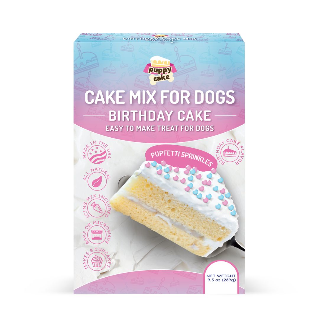 Birthday Cake Dog Cake Mix with Sprinkles – Refill Baking Mix for Dogs ...