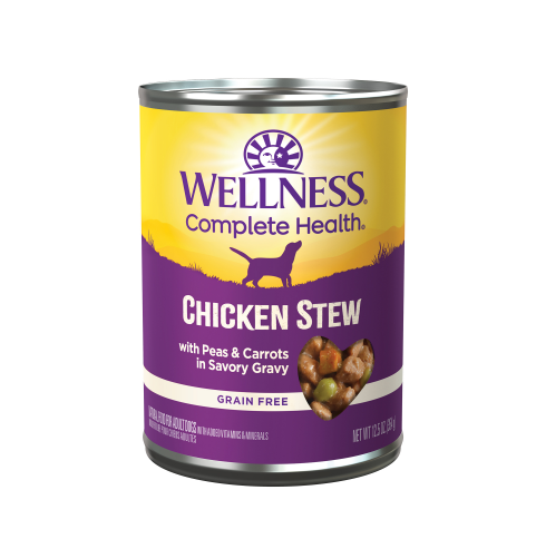 Wellness Complete Health Chicken Stew Dog Food – Wet Food with Real ...
